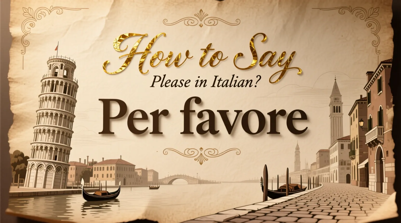 How to Say Please in Italian: 15 Polite and Friendly Ways